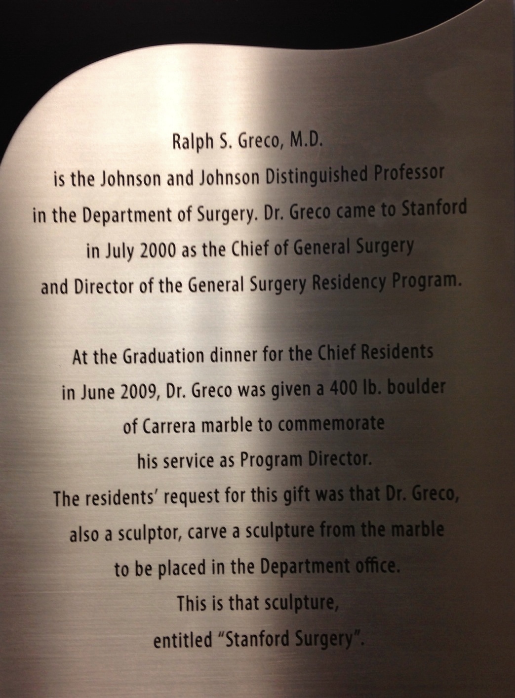 Stanford Surgery | Ralph Steven Greco